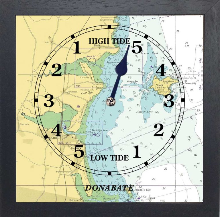 Tide clocks | Unique Irish made tideclocks Portrane Tide Clock.